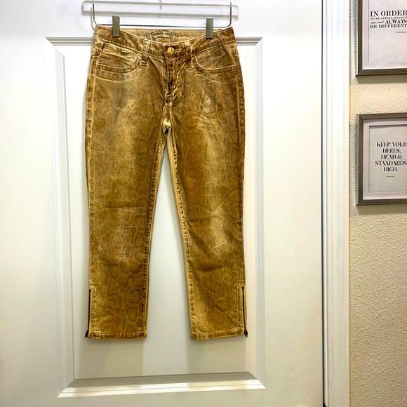 Robin's Jean | Jeans | Gold Snakeskin Authentic Robins Jeans | Poshmark